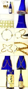 DIY Chain Bottle Cover – Can Can Dancer